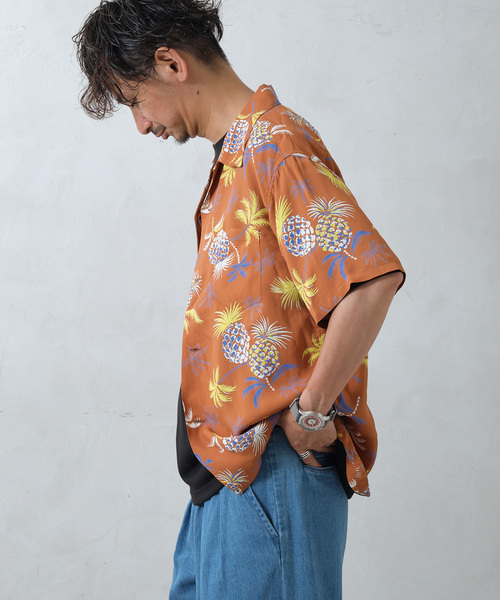 SUN SURF シャツ SURF/サンサーフ “PALMS ＆ PINEAPPLE” SS39225 メンズ : ZOZOTOWN Yahoo!店 - 通販 - Yahoo!ショッピング