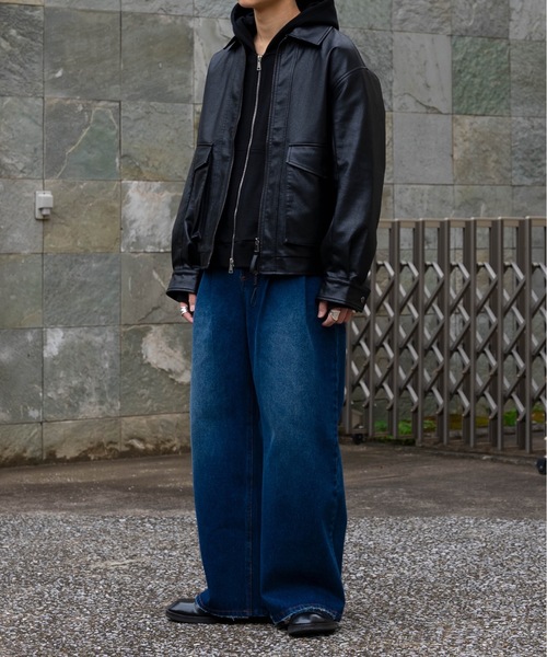 Yahoo!オークション - 「SINSS」 ジップアップパーカー MEDIUM ブラッ...