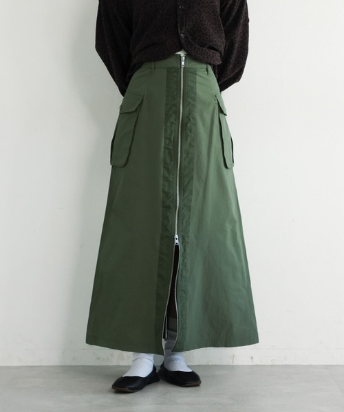 RAGEBLUE スカート Wジップ/異素材切替ミリタリーカーゴスカート : ZOZOTOWN Yahoo!店 - 通販 - Yahoo!ショッピング