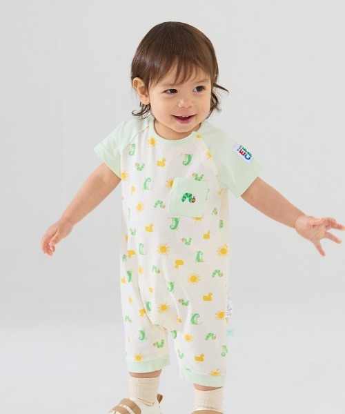 ベビー服 ロンパース 「ERIC CARLE X moimoln」BOYSモノグラムラグランカバーオール : ZOZOTOWN Yahoo!店 - 通販 - Yahoo!ショッピング