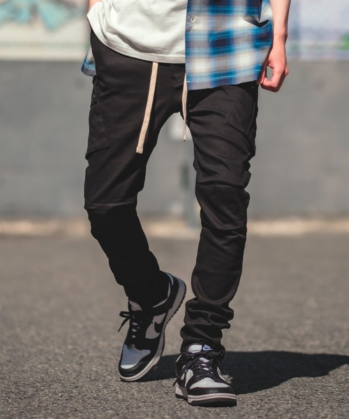 Yahoo!オークション - 「improves」 カーゴパンツ LARGE ブラック メン...