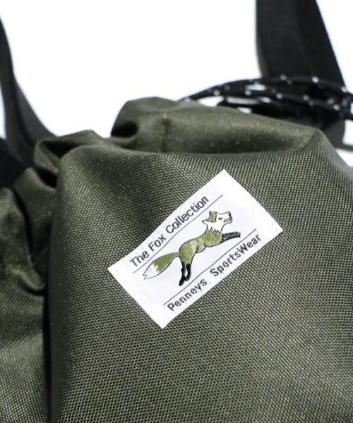 トートバッグ バッグ PENNEY'S / ペニーズ THE FOX DRAWSTRING BAG ワンポイント ドローストリングバッグ 巾着 ...