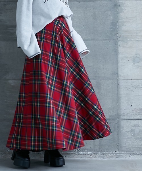GEVS. 「GEVS.」 フレアスカート L レッド レディース : ZOZOTOWN Yahoo!店 - 通販 - Yahoo!ショッピング