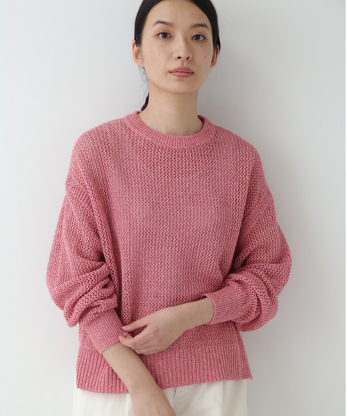 Yahoo!オークション - 「human woman」 長袖ニット MEDIUM ブルー レデ...