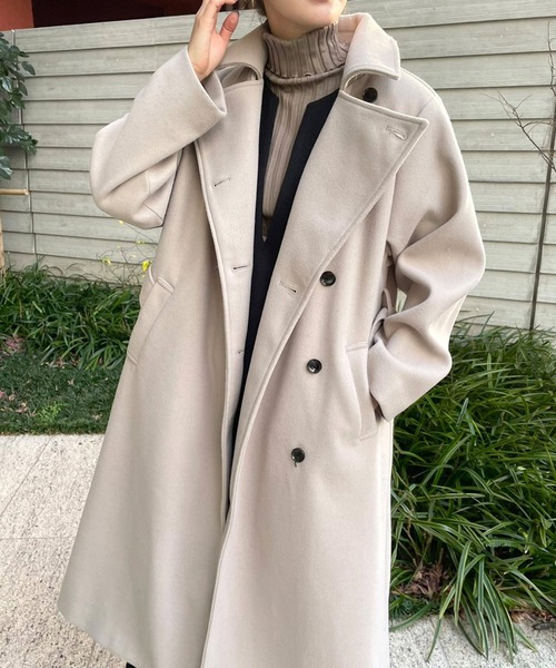 fifth 「fifth」 チェスターコート M グレイッシュベージュ レディース : ZOZOTOWN Yahoo!店 - 通販 - Yahoo!ショッピング