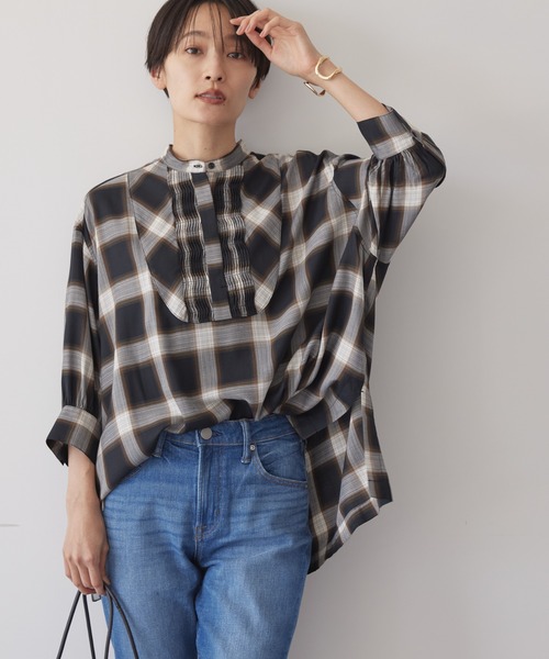 AMERICAN HOLIC 「AMERICAN HOLIC」 7分袖ブラウス M ブラック レディース : ZOZOTOWN Yahoo!店 - 通販 - Yahoo!ショッピング