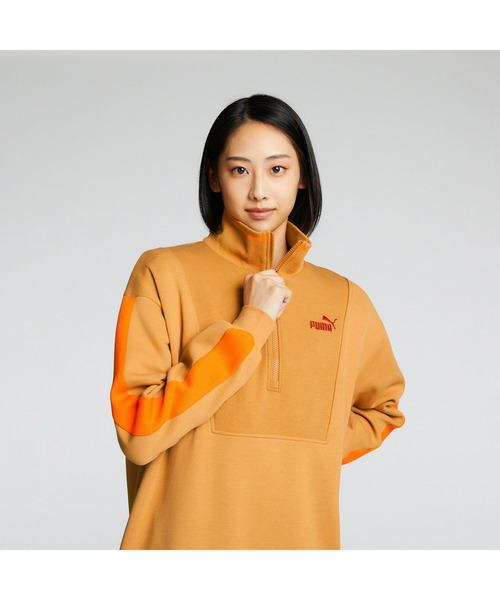 Yahoo!オークション - 「PUMA」 長袖ワンピース X-LARGE モカ レディー...