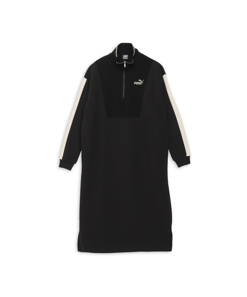 Yahoo!オークション - 「PUMA」 長袖ワンピース X-LARGE モカ レディー...