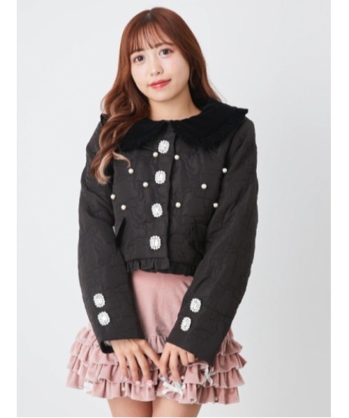 Ank Rouge コート アウター リボンキルティングアウター レディース : ZOZOTOWN Yahoo!店 - 通販 - Yahoo!ショッピング