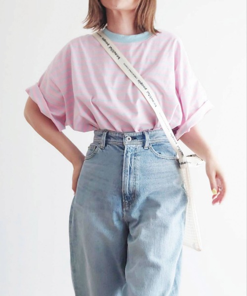 CORNERS tシャツ by yui カラーボーダー半袖トップス レディース : ZOZOTOWN Yahoo!店 - 通販 - Yahoo ...