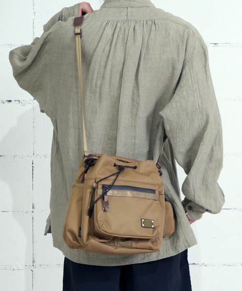 AS2OV ショルダーバッグ アッソブ CORDURA DOBBY 305D DRAWSTRING SHOULDER 巾着ショルダー メンズ レディー : ZOZOTOWN Yahoo!店 ...