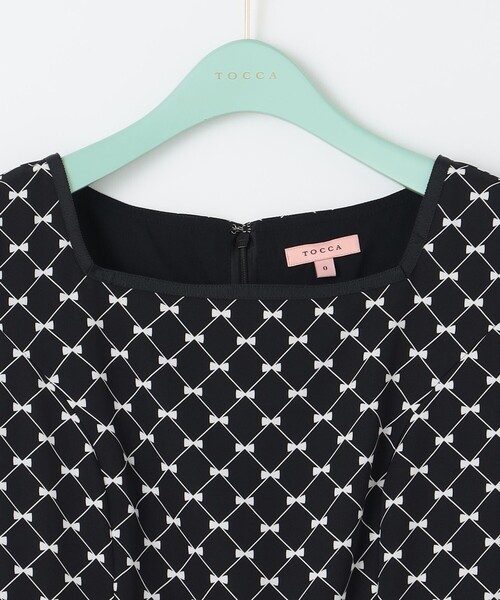 Yahoo!オークション - 「TOCCA」 ノースリーブワンピース 6 ブラック ...