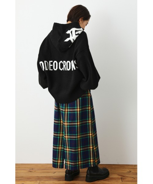 「RODEO CROWNS WIDE BOWL」 ニットパーカー FREE グレー×ホワイト レディース :83089547:ZOZOTOWN ...