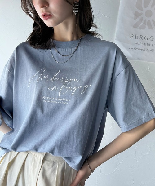 classicalelf tシャツ 大人カジュアルに映える。綿100％胸元筆記体ロゴなめらかシルケット風Tシャツ（半袖） レディース : ZOZOTOWN Yahoo!店 - 通販 ...