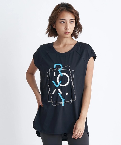 ROXY 「ROXY」 半袖カットソー MEDIUM ブラック レディース : ZOZOTOWN Yahoo!店 - 通販 - Yahoo!ショッピング