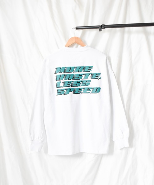 NO WAY tシャツ /SUPER THANKS/MORE HASTE LESS SPEED BIC LONG T-SHIRT レディース ...