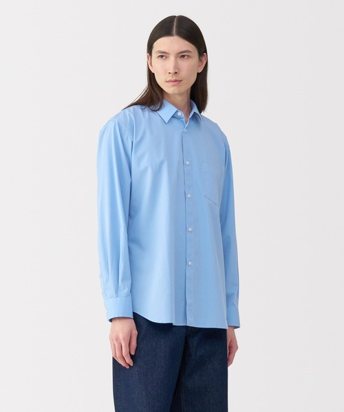 MUJI Labo シャツ 「MUJI Labo」紳士 ポプリンレギュラーカラーシャツ メンズ レディース : ZOZOTOWN Yahoo!店 - 通販 - Yahoo!ショッピング