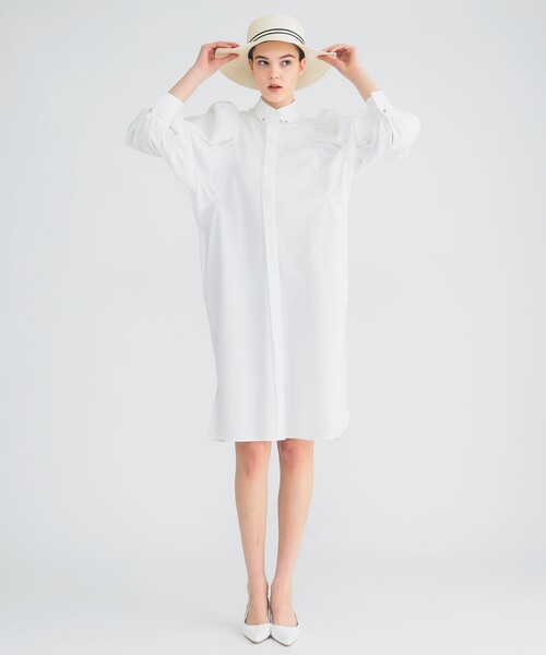 EFFE BEAMS ワンピース ギャザースリーブ : ZOZOTOWN Yahoo!店 - 通販 - Yahoo!ショッピング