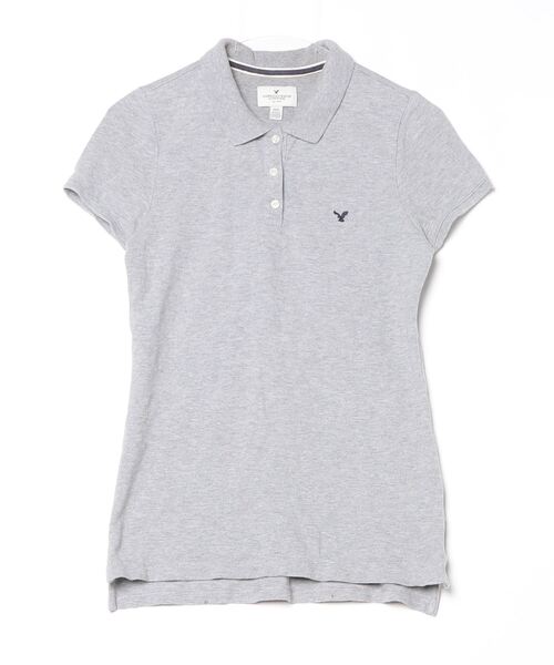 American Eagle 「American Eagle」 ワンポイント半袖ポロシャツ M グレー レディース : ZOZOTOWN Yahoo!店 - 通販 - Yahoo!ショッピング