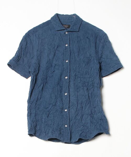 EPOCA UOMO 「EPOCA UOMO」 半袖シャツ 46 ブルー メンズ : ZOZOTOWN Yahoo!店 - 通販 - Yahoo!ショッピング