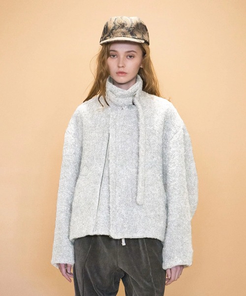 ジャケット ライダースジャケット 「my beautiful landlet」 MARCONA WOOL RIDERS JACKET ...