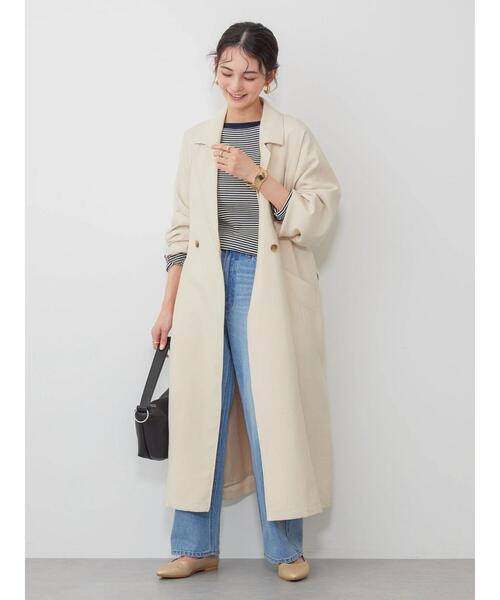 Yahoo!オークション - 「AMERICAN HOLIC」 トレンチコート L ベージュ ...