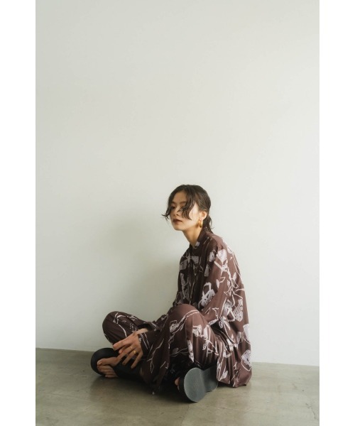 Knuth Marf ブラウス シャツ stripe flower shirt レディース : ZOZOTOWN Yahoo!店 - 通販 ...