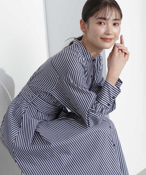 NATURAL BEAUTY BASIC 「NATURAL BASIC」 長袖ワンピース MEDIUM ブルー系その他6 レディース : ZOZOTOWN Yahoo!店 - 通販 ...