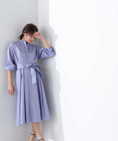 NATURAL BEAUTY BASIC 「NATURAL BASIC」 長袖ワンピース MEDIUM ブルー系その他6 レディース : ZOZOTOWN Yahoo!店 - 通販 ...