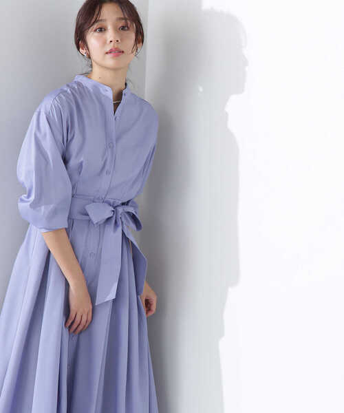 NATURAL BEAUTY BASIC 「NATURAL BASIC」 長袖ワンピース MEDIUM ブルー系その他6 レディース : ZOZOTOWN Yahoo!店 - 通販 ...