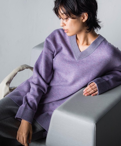 MAYSON GREY 「MAYSON GREY」 Vネックニット M パープル レディース : ZOZOTOWN Yahoo!店 - 通販 - Yahoo!ショッピング