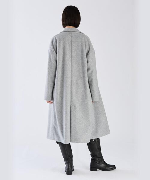 To b. by agnes コート チェスターコート WW69 MANTEAU ロングチェスターコート レディース : ZOZOTOWN ...