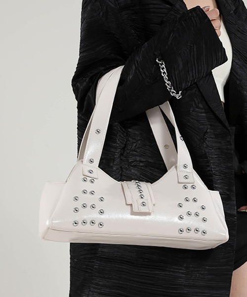 HALEY PESCA ショルダーバッグ バッグ HALEY PESCA/Y2K スタッズ付きショルダーバッグ レディース : ZOZOTOWN Yahoo!店 - 通販 - Yahoo!ショッピング