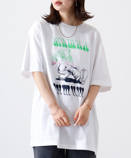 tシャツ MISHKA MISHKA T-SHIRT グラフィックプリント 半袖 Tシャツ メンズ レディース : 77538555 ...