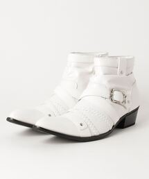 BOREDOM（ボアダム） ブーツ BOREDOM / クロスベルトショートブーツ