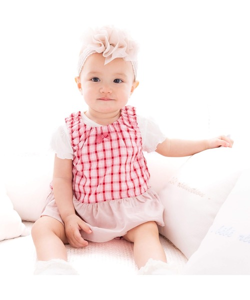 fillot de bebe reduction ベビー リップルチェックチュニック (70~90cm) : ZOZOTOWN Yahoo!店 - 通販 - Yahoo!ショッピング