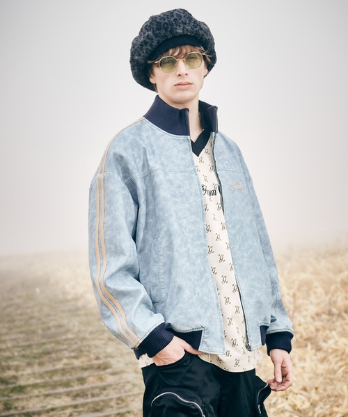 glamb 「glamb」 ブルゾン L ブルー メンズ : ZOZOTOWN Yahoo!店 - 通販 - Yahoo!ショッピング