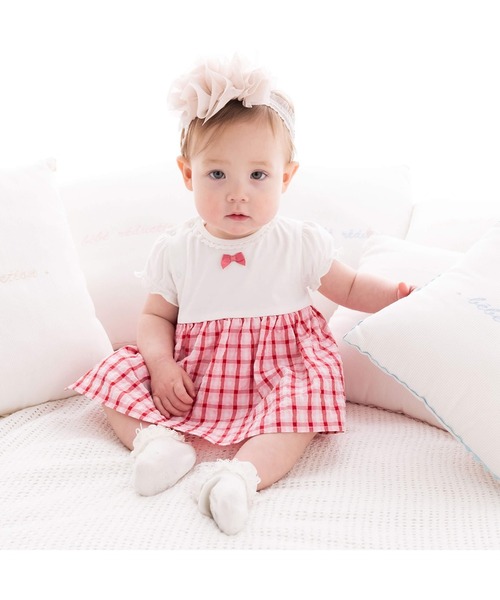 fillot de bebe reduction（フィヨ デュ ベベ ルダクティオン） ベビー服 リップルチェックスカートボディミニ(70~80cm) キッズ : ZOZOTOWN Yahoo ...