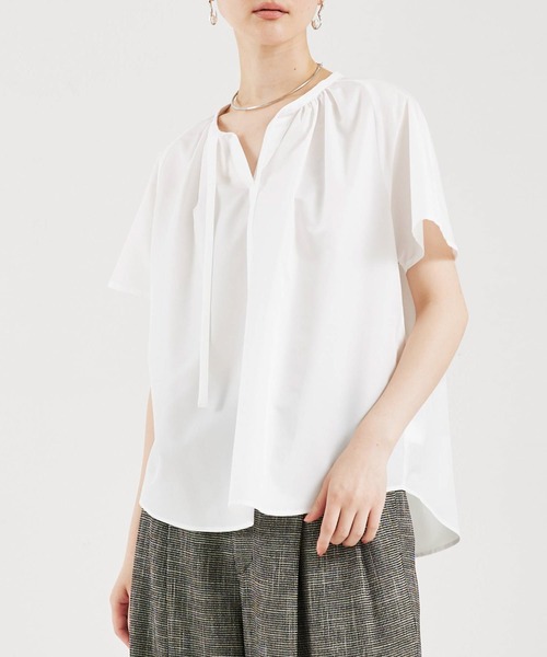 シャツ ブラウス トリアセコットンギャザーブラウス レディース : 84099559 : ZOZOTOWN Yahoo!店 - 通販 ...