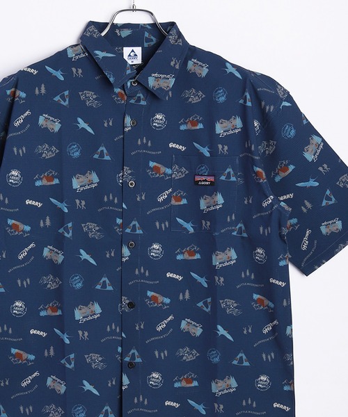 GERRY（ジェリー） シャツ ドットメッシュ 総柄 半袖シャツ メンズ レディース : ZOZOTOWN Yahoo!店 - 通販 - Yahoo!ショッピング