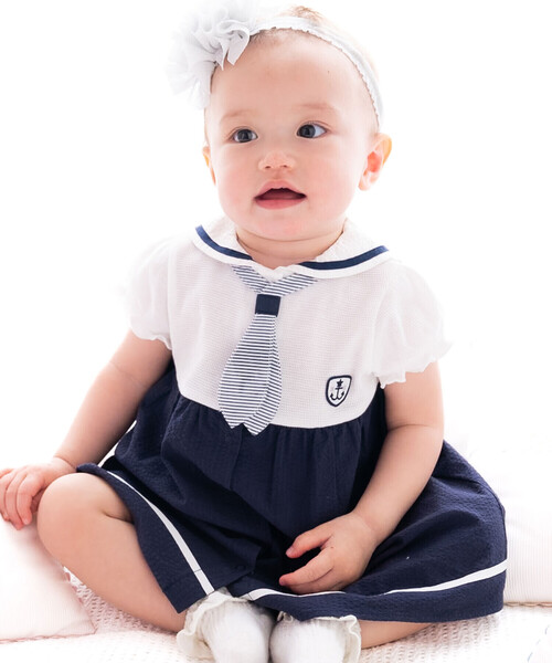 fillot de bebe reduction ベビー ハニカムニットマリンワンピース(70~90cm) : ZOZOTOWN Yahoo!店 - 通販 - Yahoo!ショッピング