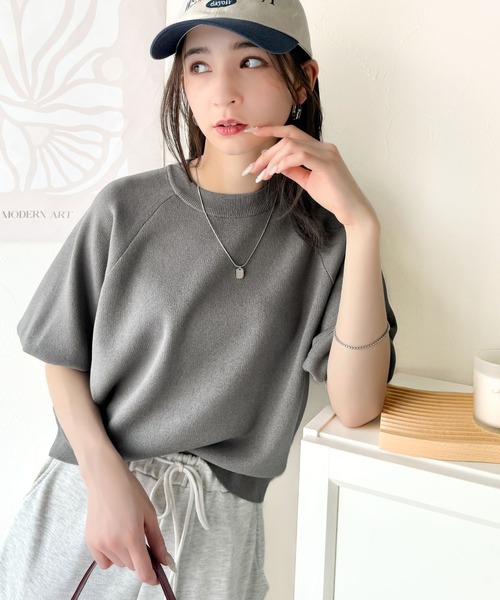 classicalelf 「classicalelf」 7分袖ニット X-LARGE ベージュ レディース : ZOZOTOWN Yahoo!店 - 通販 - Yahoo!ショッピング