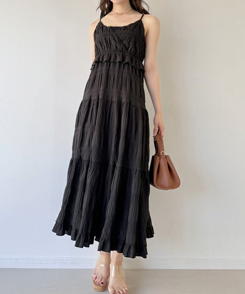 Yahoo!オークション - 「JUNOAH」 キャミソールワンピース X-LARGE ブ...