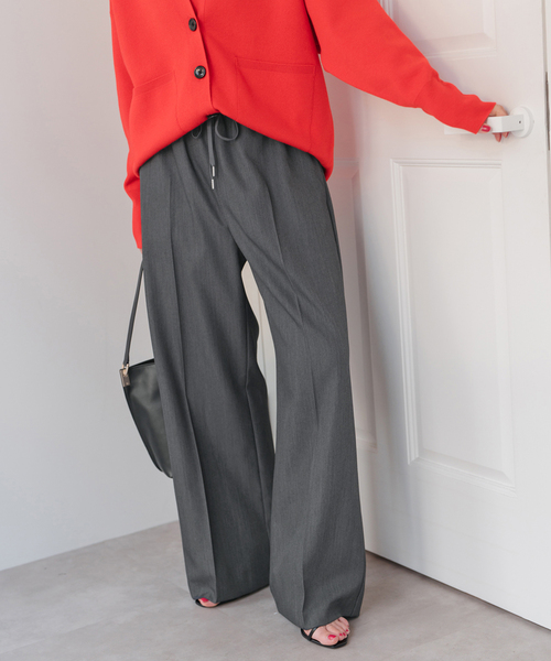 Spick＆Span スラックス パンツ P/Wイージースラックスパンツ レディース : ZOZOTOWN Yahoo!店 - 通販 - Yahoo!ショッピング