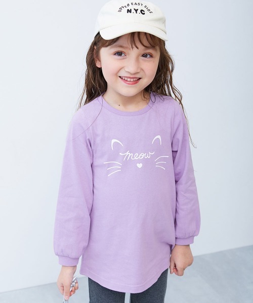 devirock tシャツ 綿100％ デビラボ プリント 長袖チュニック キッズ 子供服 女の子 : ZOZOTOWN Yahoo!店 - 通販 - Yahoo!ショッピング