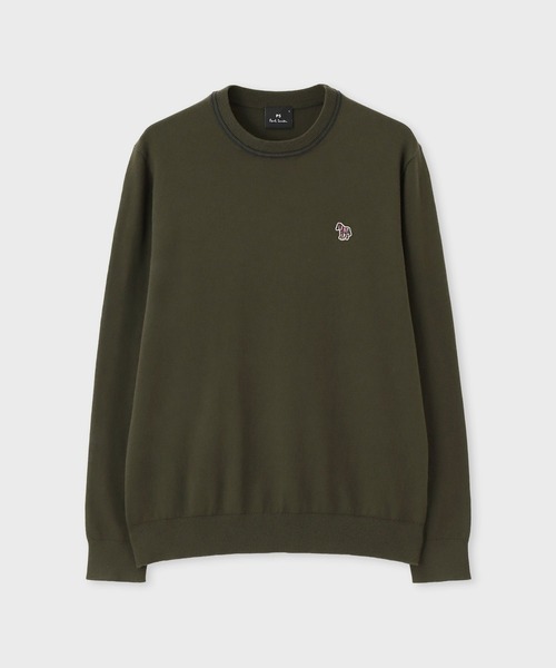 PS Paul Smith セーター ニット Sports Stripe Zebra” クルーネック