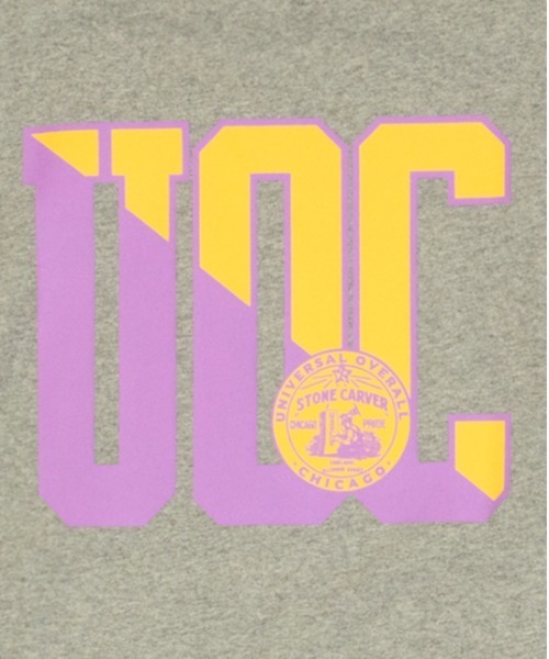 UNIVERSAL OVERALL tシャツ バッグプリントTシャツ「UOC PRINT TEE」 メンズ レディース : ZOZOTOWN ...