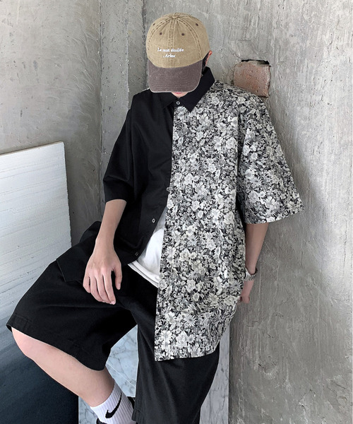 Yahoo!オークション - 「neos」 「Garson Wave」半袖シャツ LARGE ネイ...