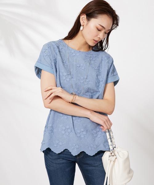 BELLUNA PLUS tシャツ モチーフレース使いデザインプルオーバー レディース : ZOZOTOWN Yahoo!店 - 通販 ...