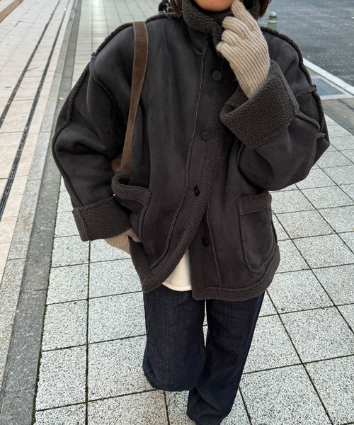 CANAL JEAN 「CANAL JEAN」 ジャケット ONE SIZE チャコールグレー レディース : ZOZOTOWN Yahoo!店 - 通販 - Yahoo!ショッピング